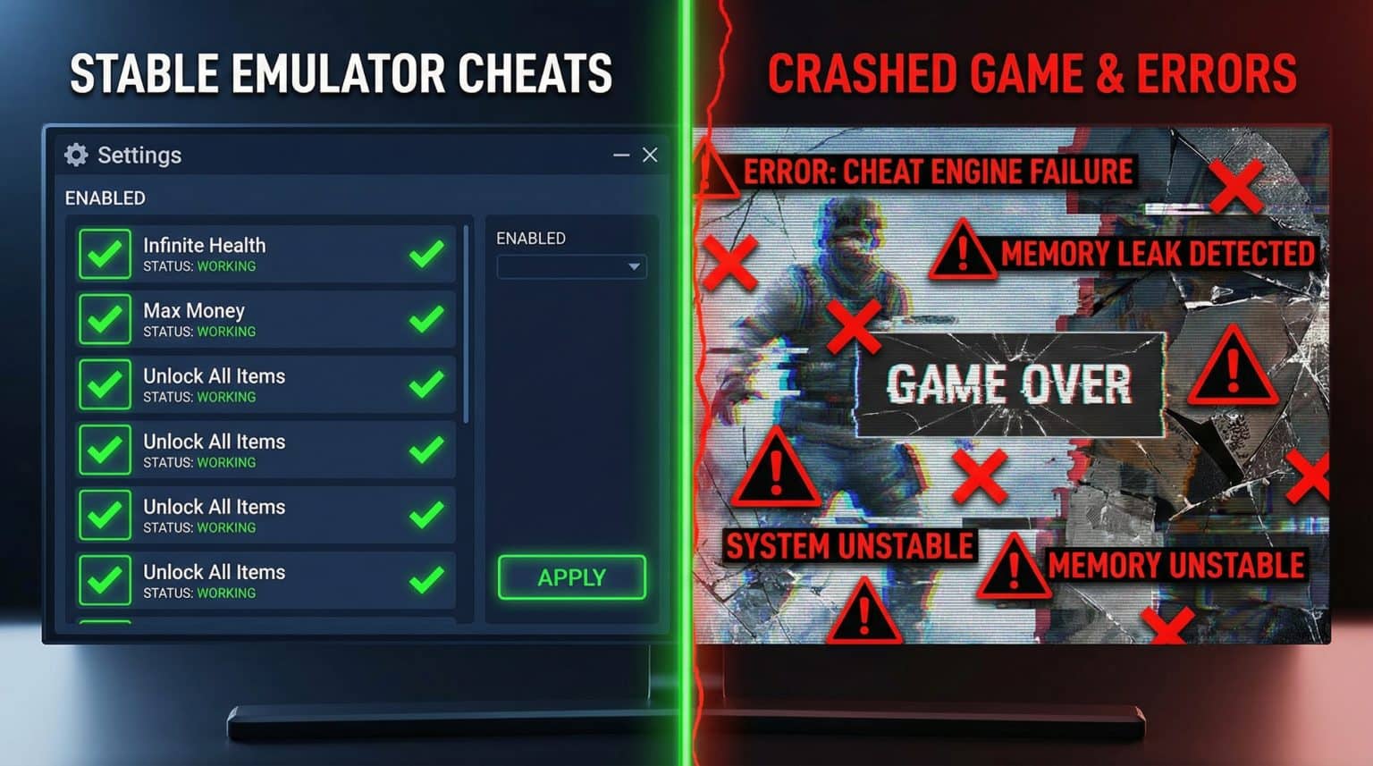 Emulator Settings For Stable Cheats That Don't Crash - Ggwp Academy